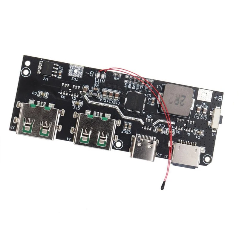 Dual USB Micro/Type-C 5V 4.5A 22.5W Mobile Power Bank 18650 Charging ...