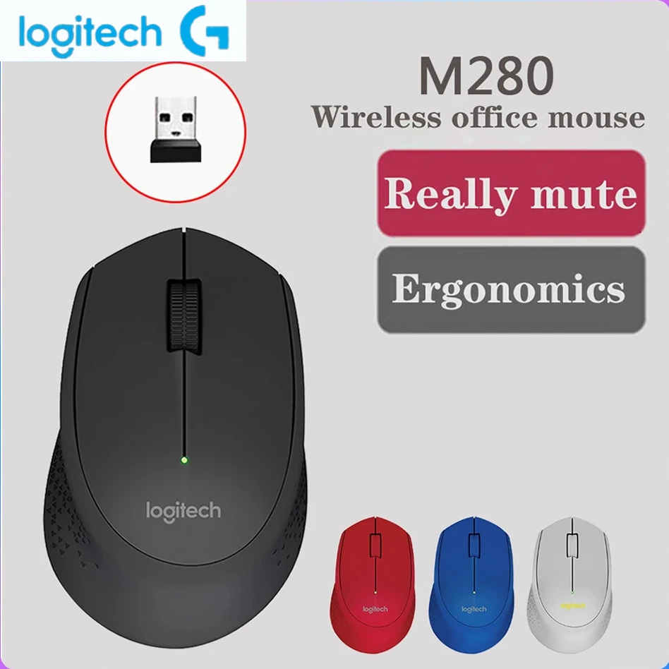 Logitech-M280-Wireless-Mouse-Gamer-Cordless-Mouse-Gaming-Laptop ...