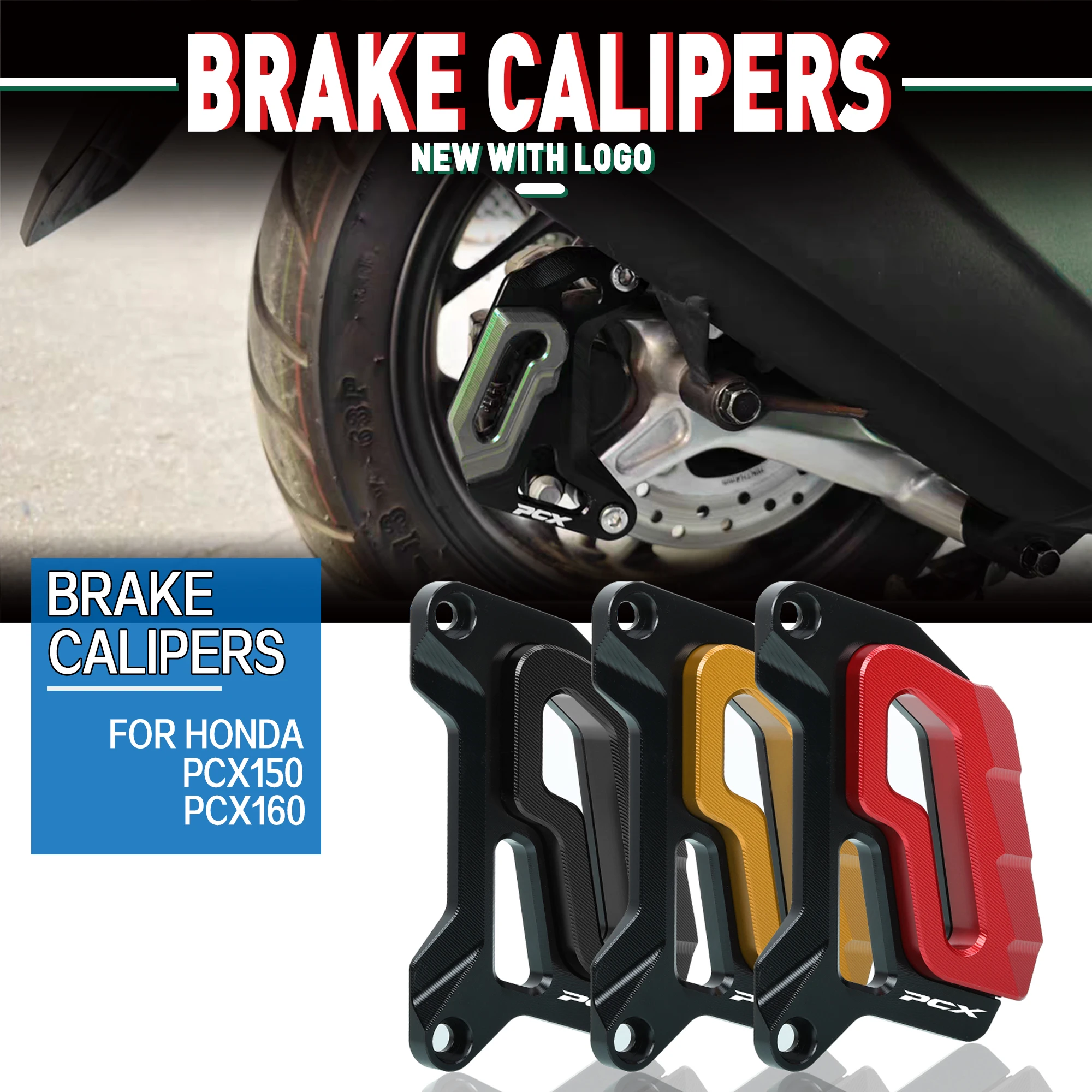 FOR-HONDA-PCX150-PCX160-Front-Rear-Brake-Disc-Cover-Protection-Caliper ...