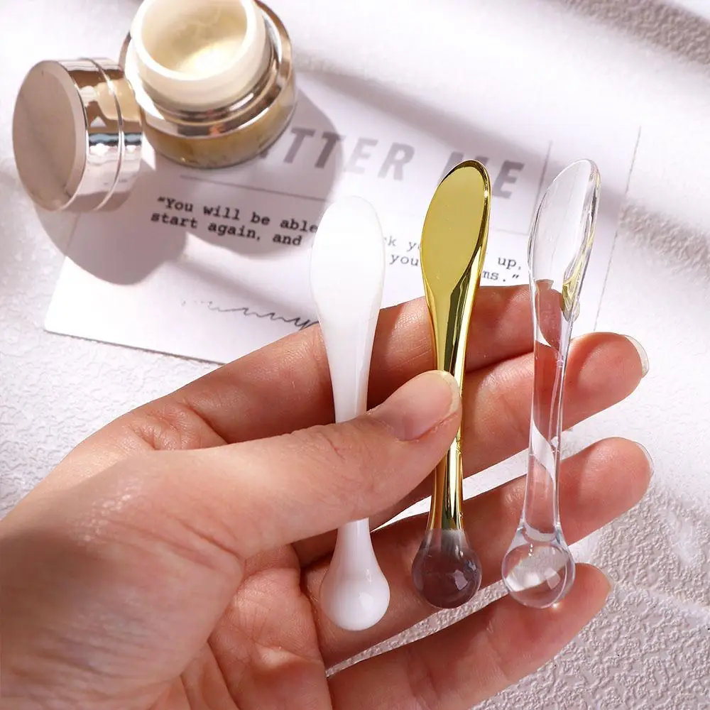 Acrylic-Cosmetic-Spatulas-Scoop-Face-Cream-Mask-Mud-Mixing-Spoon-Beauty ...
