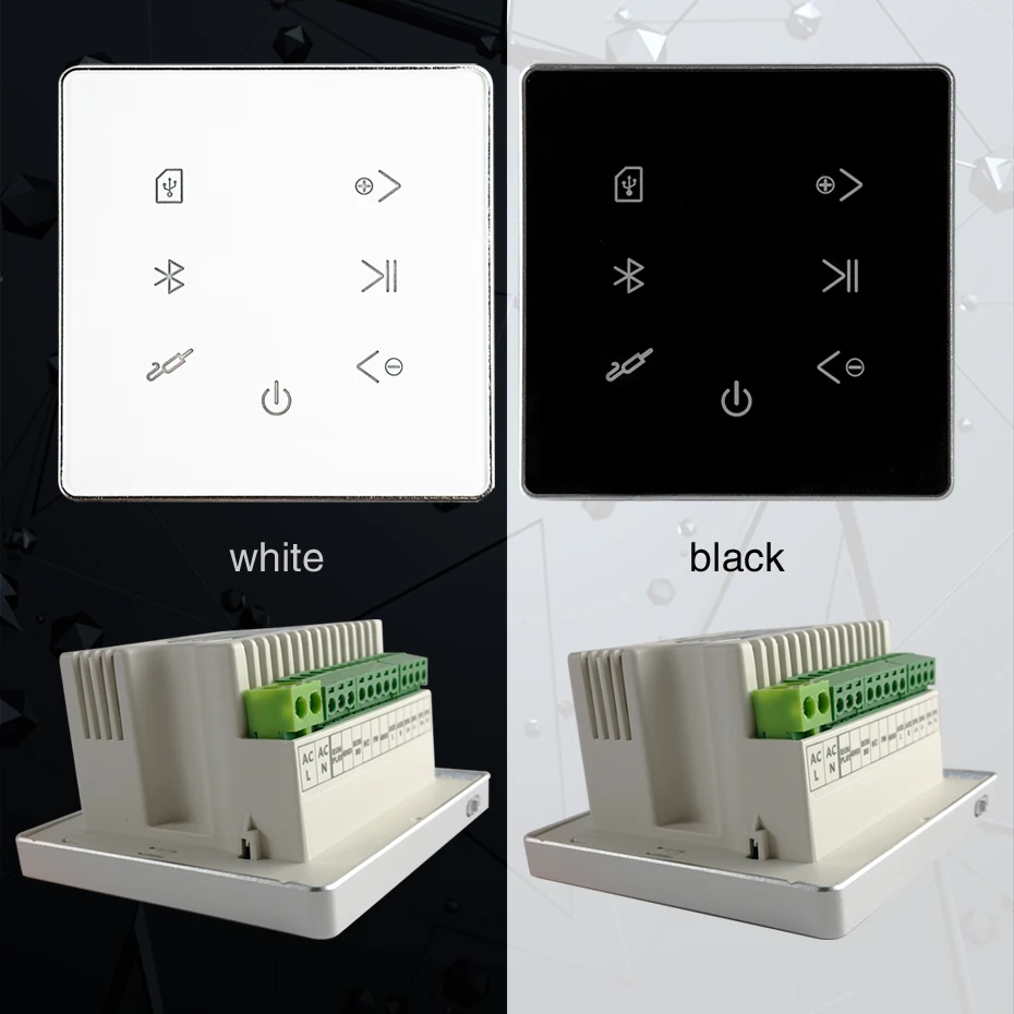 86H Mini Bluetooth Control Panel Touch Key Smart Home Audio Wall ...