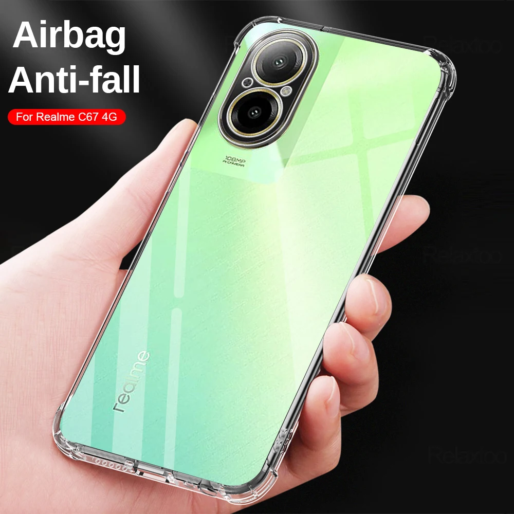 Funda-transparente-para-Realmi-C67-4G-cubierta-suave-de-TPU-antica-da ...