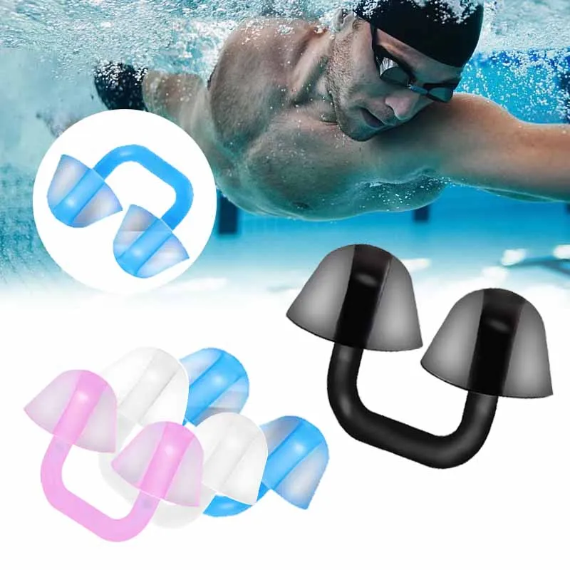 Adults-Kids-Swimming-Nose-Plugs-Silicone-Nose-Protector-Reusable ...
