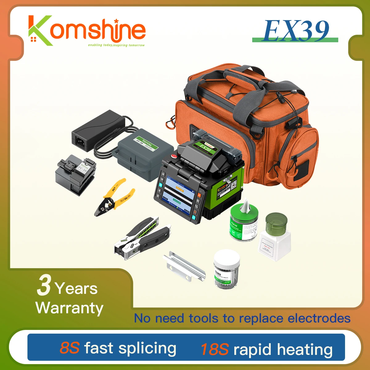 FTTX-Fiber-Optical-Fusion-Splicer-Komshine-EX39-Handheld-Splicing ...