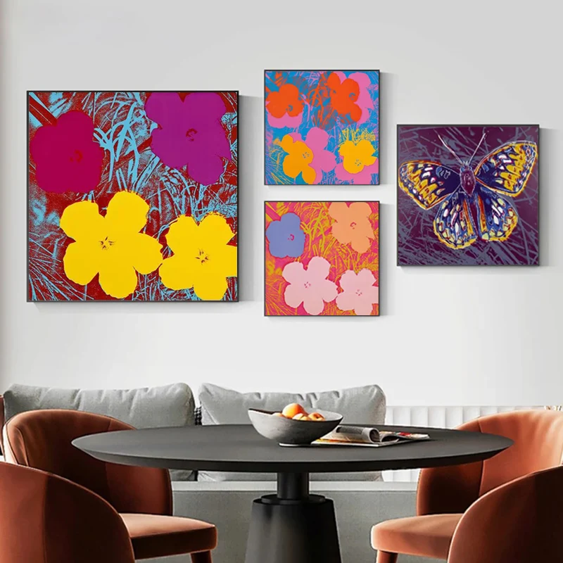 Andy Warhol Pop Art Flowers
