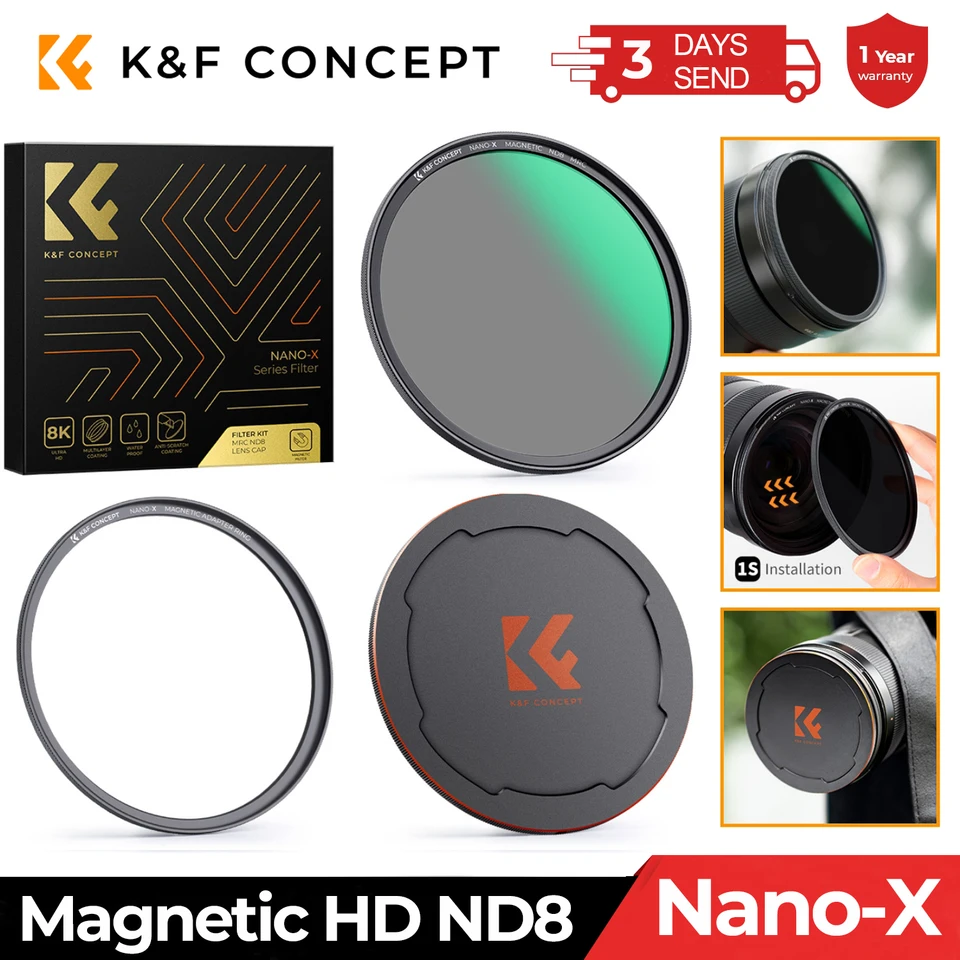 Nikon Z5ii K&F CONCEPT NANO-X Gold Streak Effect Lens Filter (2mm ...