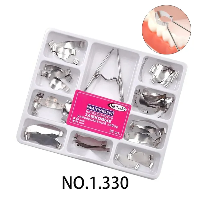 Dental Restoration Tools Dental Sectional Matrix Kit - Lot Of 3 Sets ...