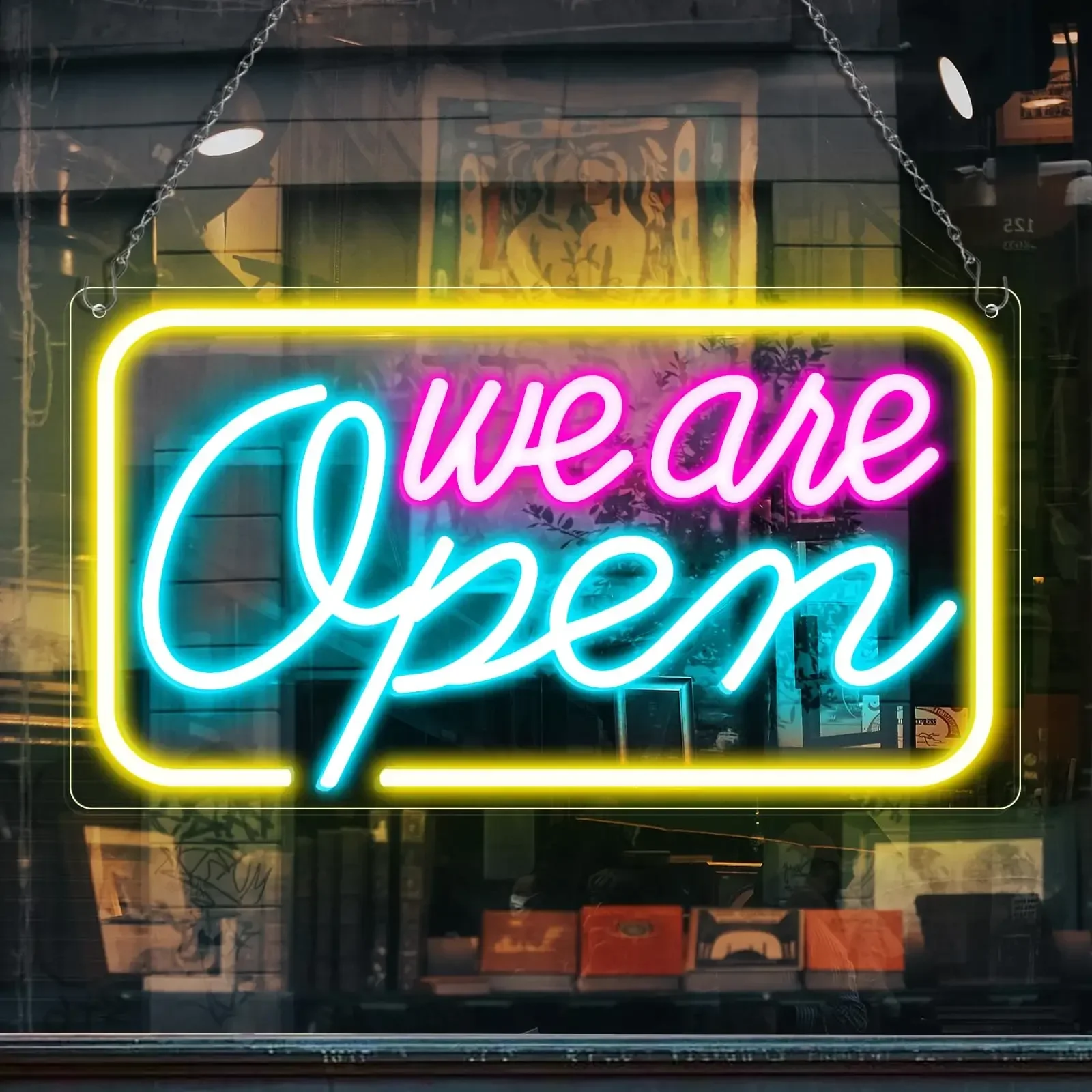 Neon We Are Open Signs for Business,Open Sign LED, Super Bright & Easy ...