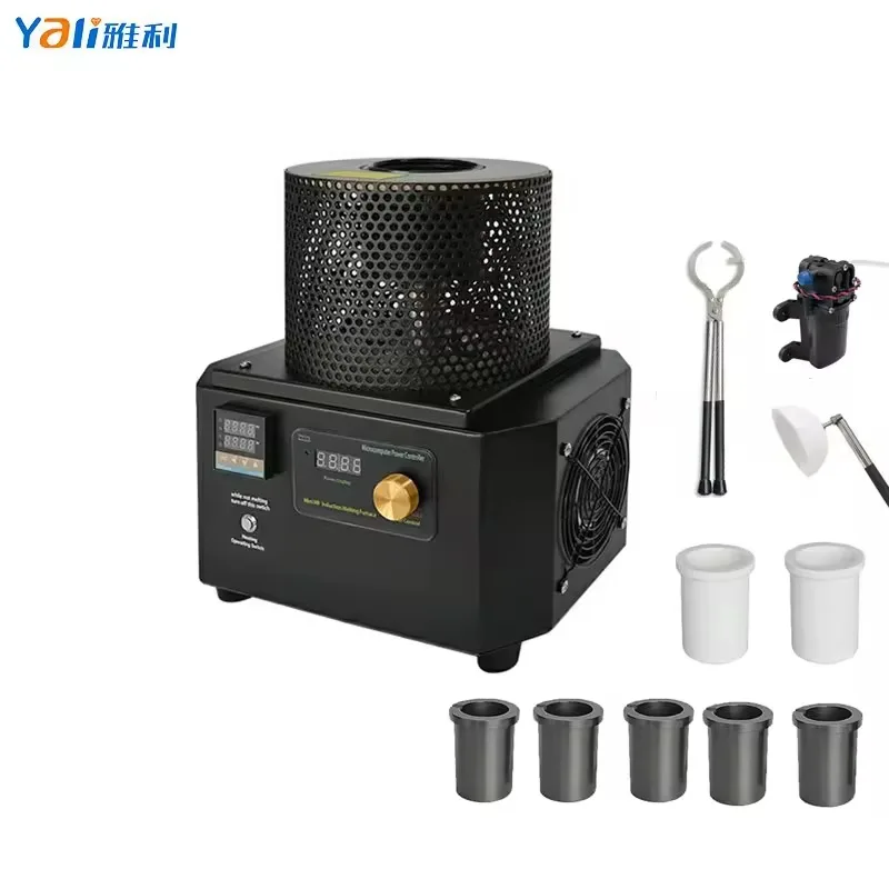 1KG-220V-1200-Degrees-Lab-Portable-Furnace-Supplier-Aluminium-Melting ...