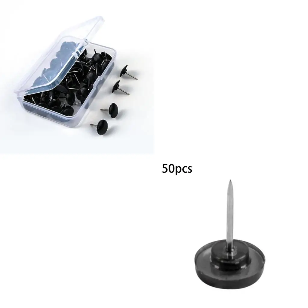 62CD 50/100Pieces Gear-shape Push Pins Map Pin Clear Pushpin for Cork ...