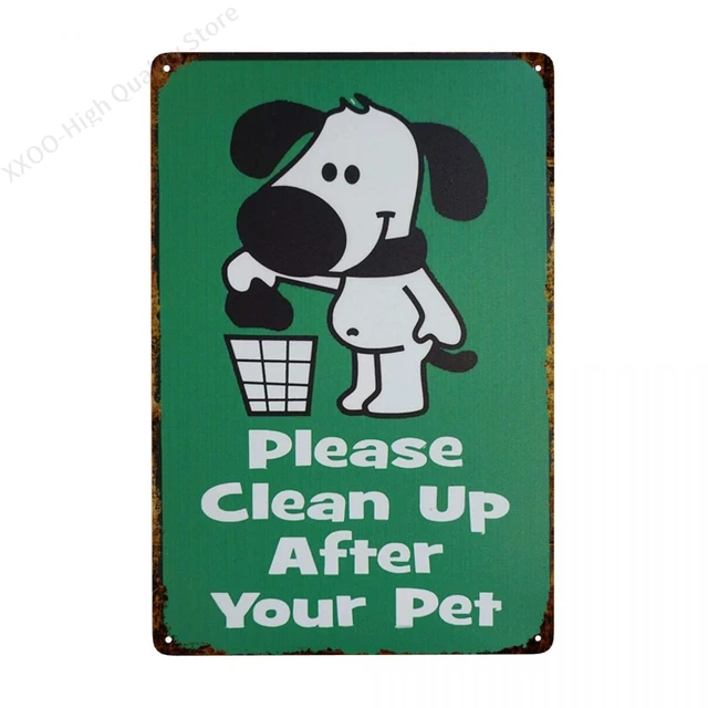 Pick Up Dog Poop Sign