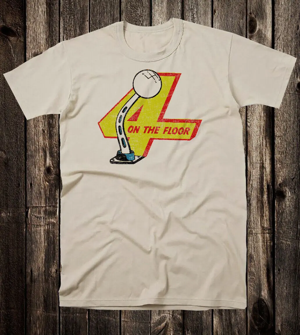 Hot-Rod-Tee-T-Shirt-Drag-Race-Racing-Speed-Shop-4-On-The-Floor-Hurst ...