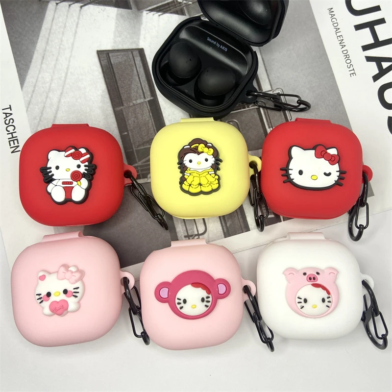 Cartoon-Hello-Kitty-Earphone-Case-for-Samsung-Galaxy-Buds-Live-Buds-Pro ...