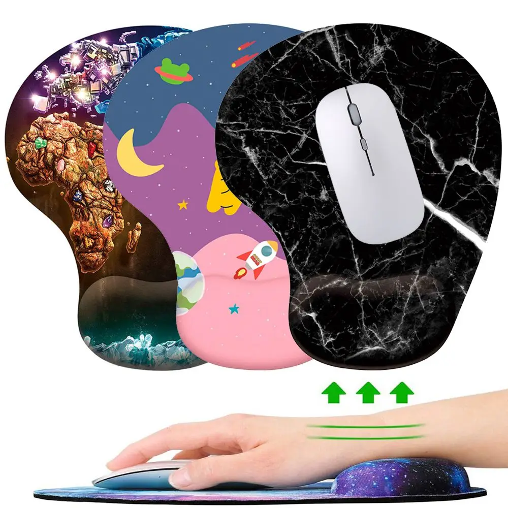 Soft-Wrist-Rest-Mouse-Pad-Silicone-Ergonomic-Hand-Support-Non-Slip ...