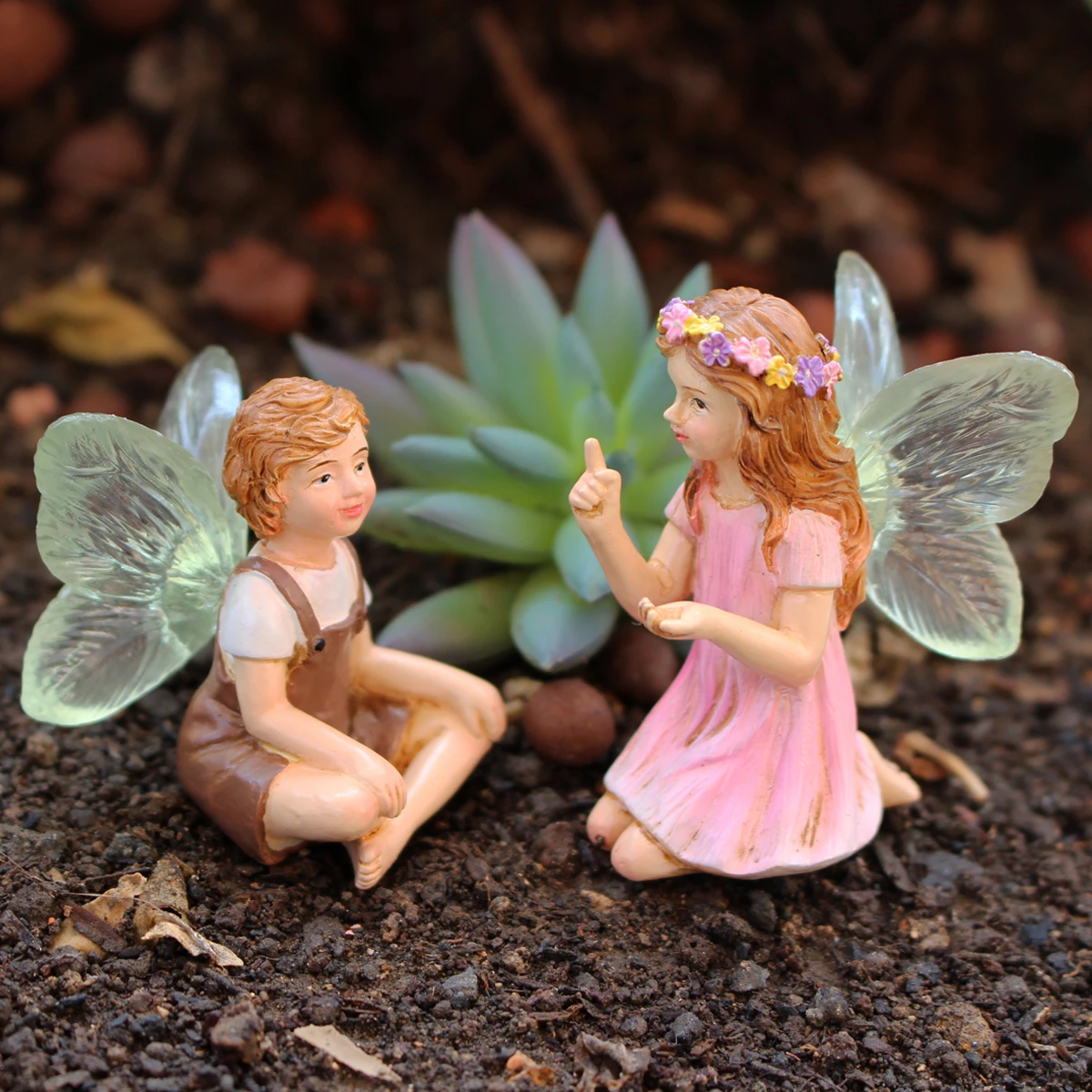 Fairy-Garden-Resina-Artesanato-Tabletop-Ornamentos-conto-de-fadas ...
