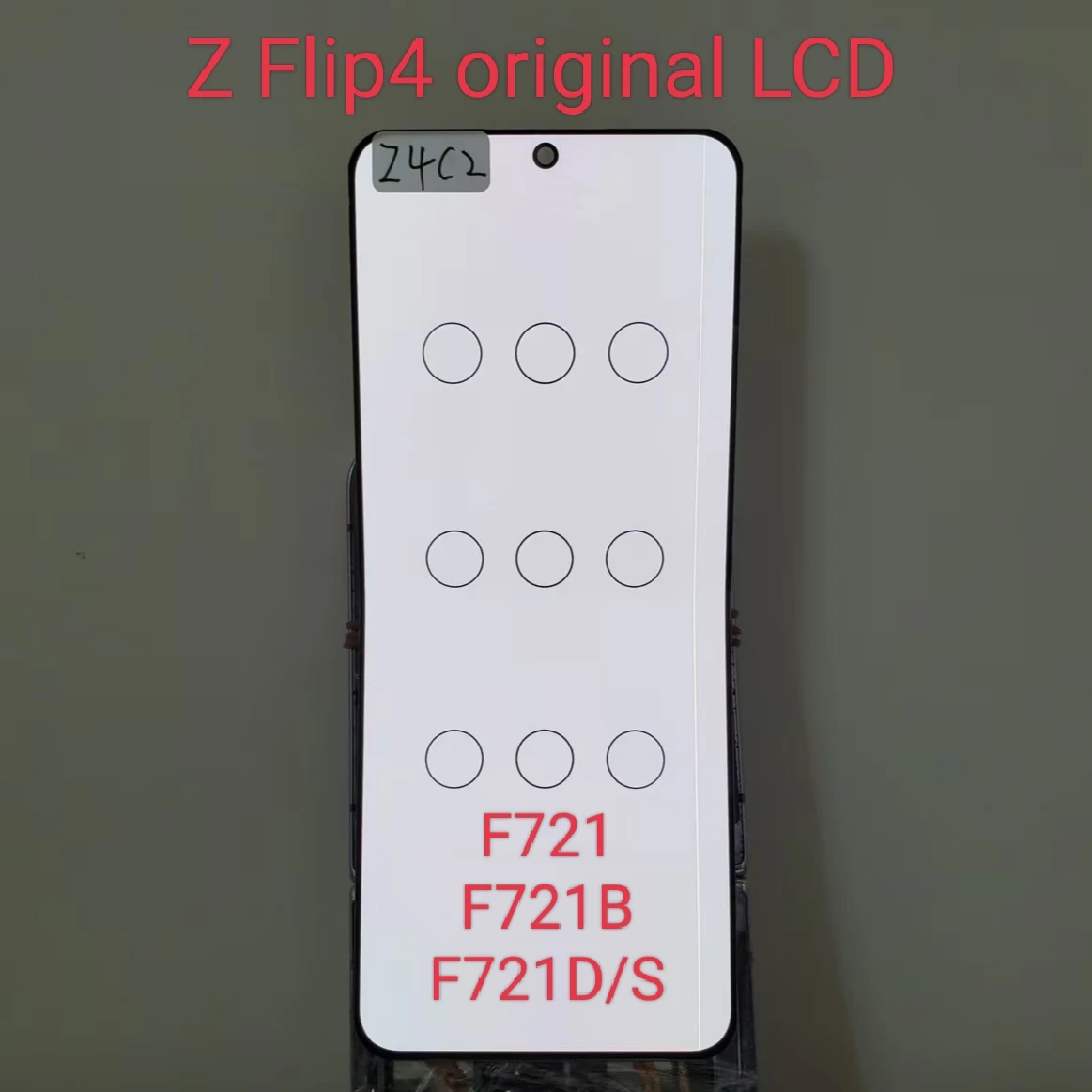 6.7-inch AMOLED touch screen, suitable for replacing Z Flip4 F721 F721B ...