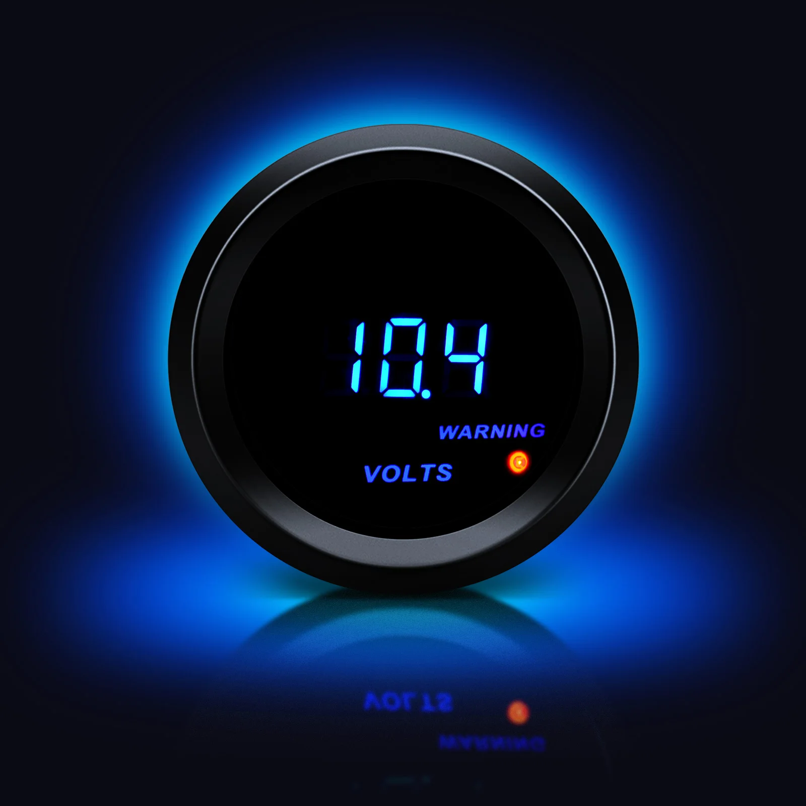 Digital Auto Volt Meter 52mm voltmeter 12 volt Blue LED Voltage Meter ...