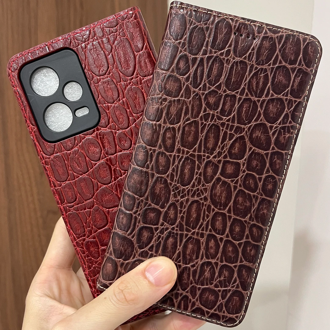 Magnetic-Leather-Genuine-Skin-Flip-Wallet-Phone-Case-Cover-On-For ...