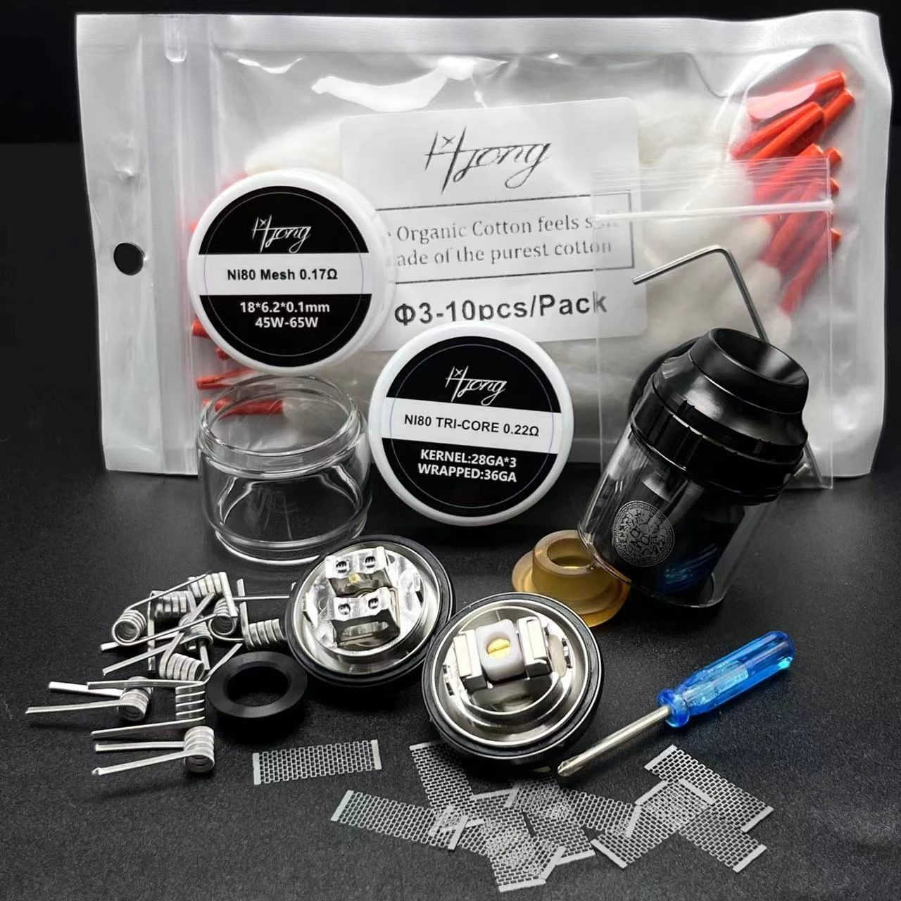 Zhishuo Zeus X Rta Zeus X Mesh Rta Tank Atomizer 25mm Ni80 Dual Coil ...