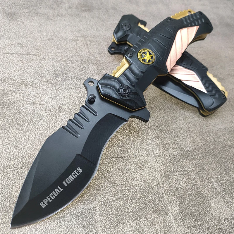US-Army-Special-Force-Folding-Tactical-Knife-440C-A-o-Sharp-Blade ...