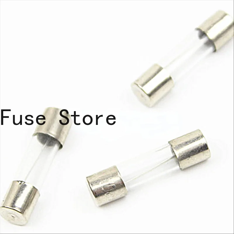 10PCS High-quality Glass Fuse Tube 5*20 F6AL250V 6A 250V Fast Melting ...