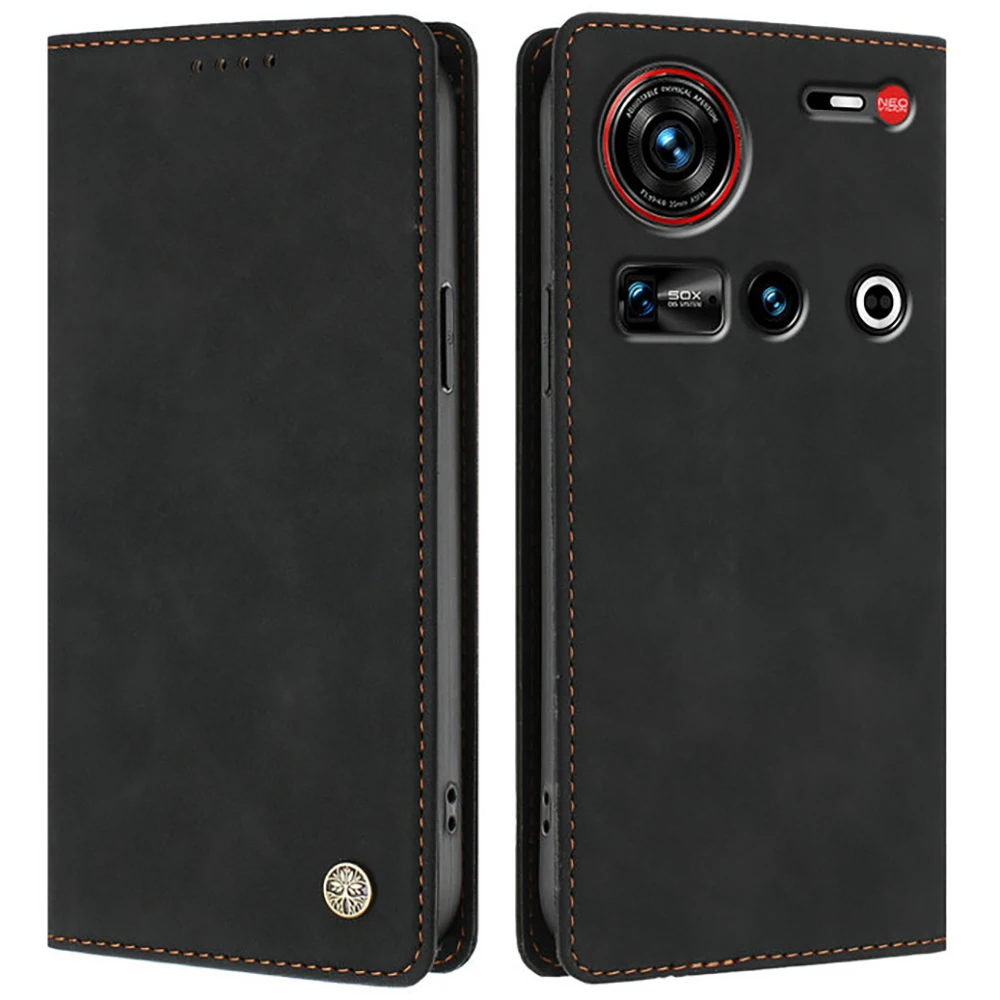 LUXURY Case For ZTE Nubia Z80 Ultra 5G RFID Leather Wallet Funda for ...