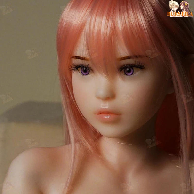Burstila Real Pink Hair C Cup Sex Doll Role Play Love Doll Full Body