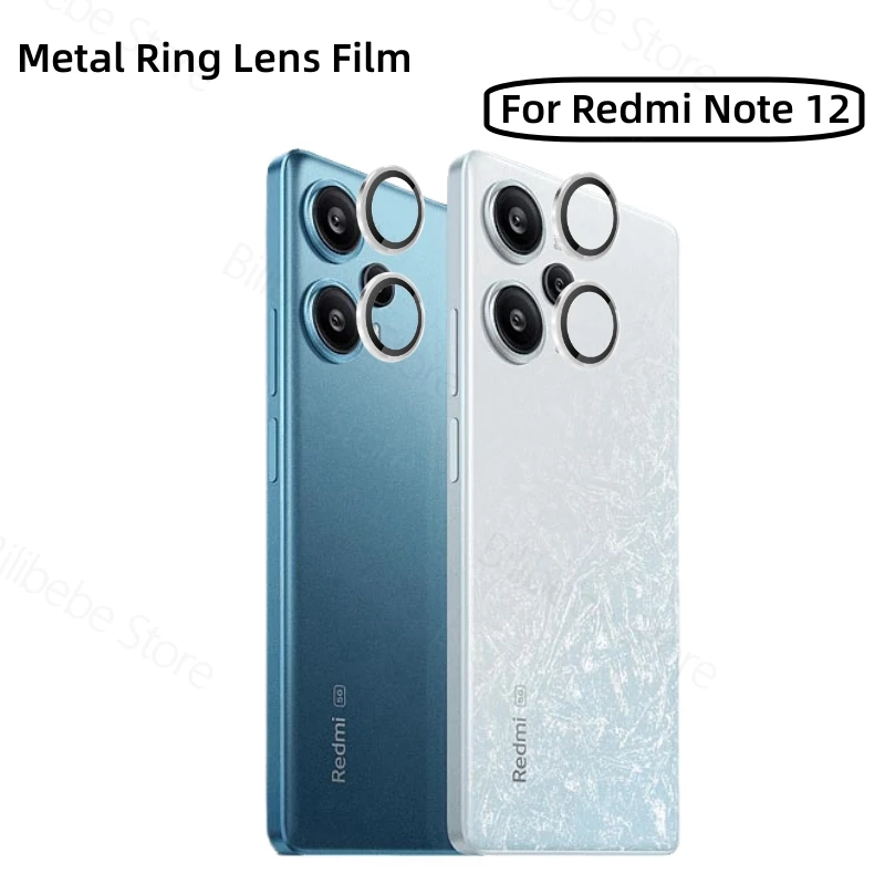 Anillo de Metal para lente de cámara, Protector de cristal para Xiaomi ...