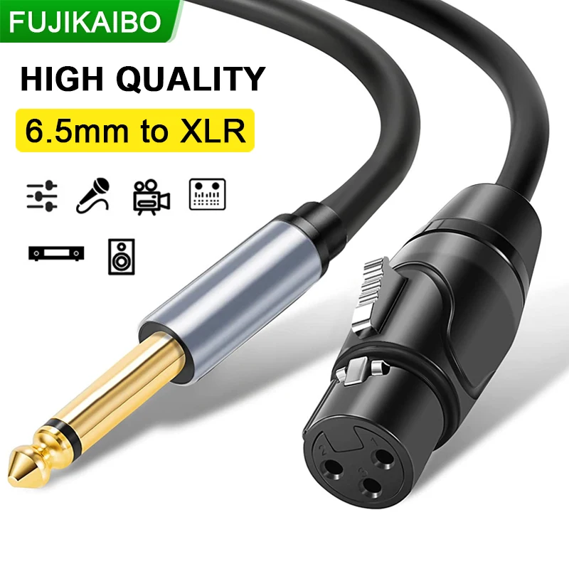 6-5-mm-Jack-to-XLR-Balanced-Analog-Cable-3-Pin-Male-to-Female-For ...