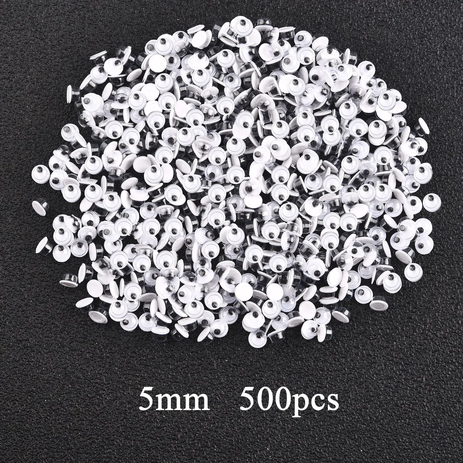 Dolls Eye 5-25mm Self-Adhesive Googly Wiggly Toys DIY Craft | eBay