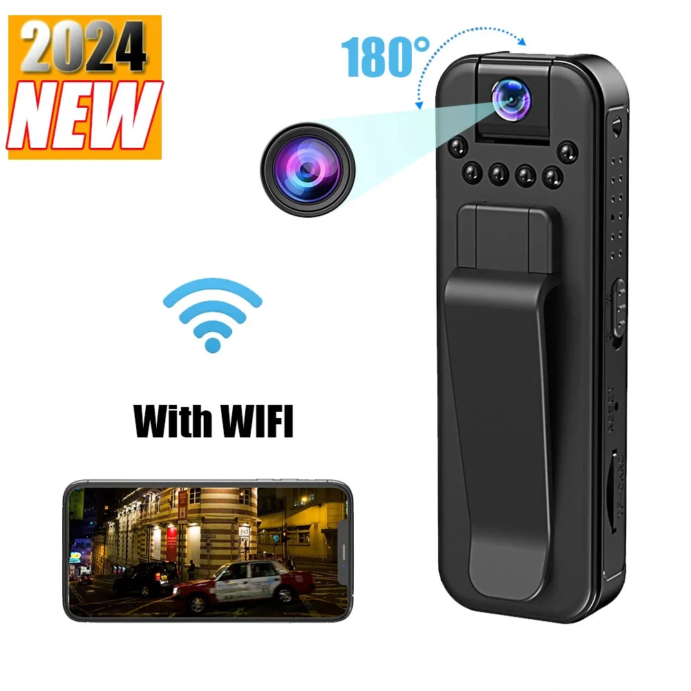 WIth Wifi 1080P Body Mini Camera Portable Small Digital Video Recorder ...