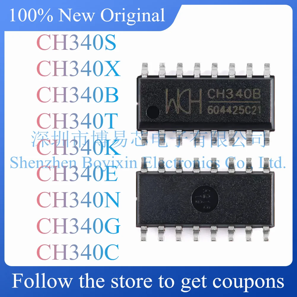 NEW-CH340S-CH340X-CH340B-CH340T-CH340K-CH340E-CH340N-CH340G-CH340C-USB ...