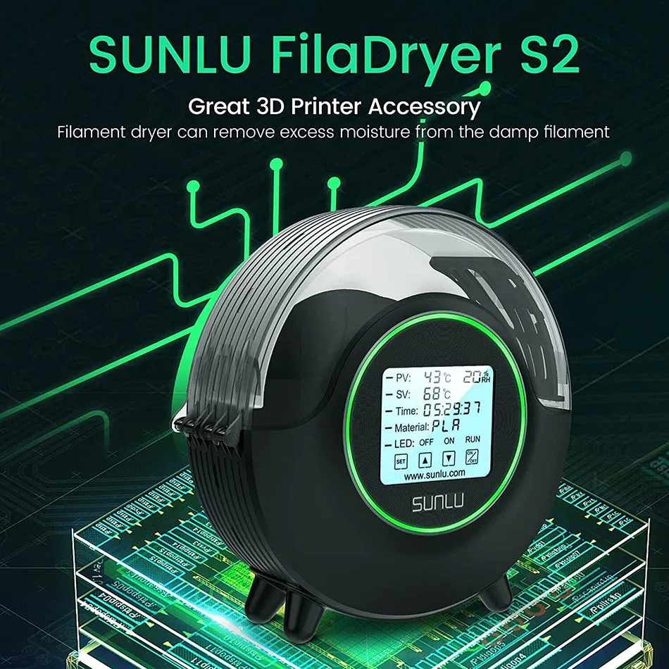 SUNLU-S2-Filament-Dryer-Box-For-3D-Printer-Filament-2023-Filament ...