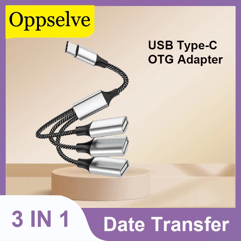 OTG-Type-C-Cable-Adapter-Extender-USB-C-To-USB-Triple-Port-Splitter ...