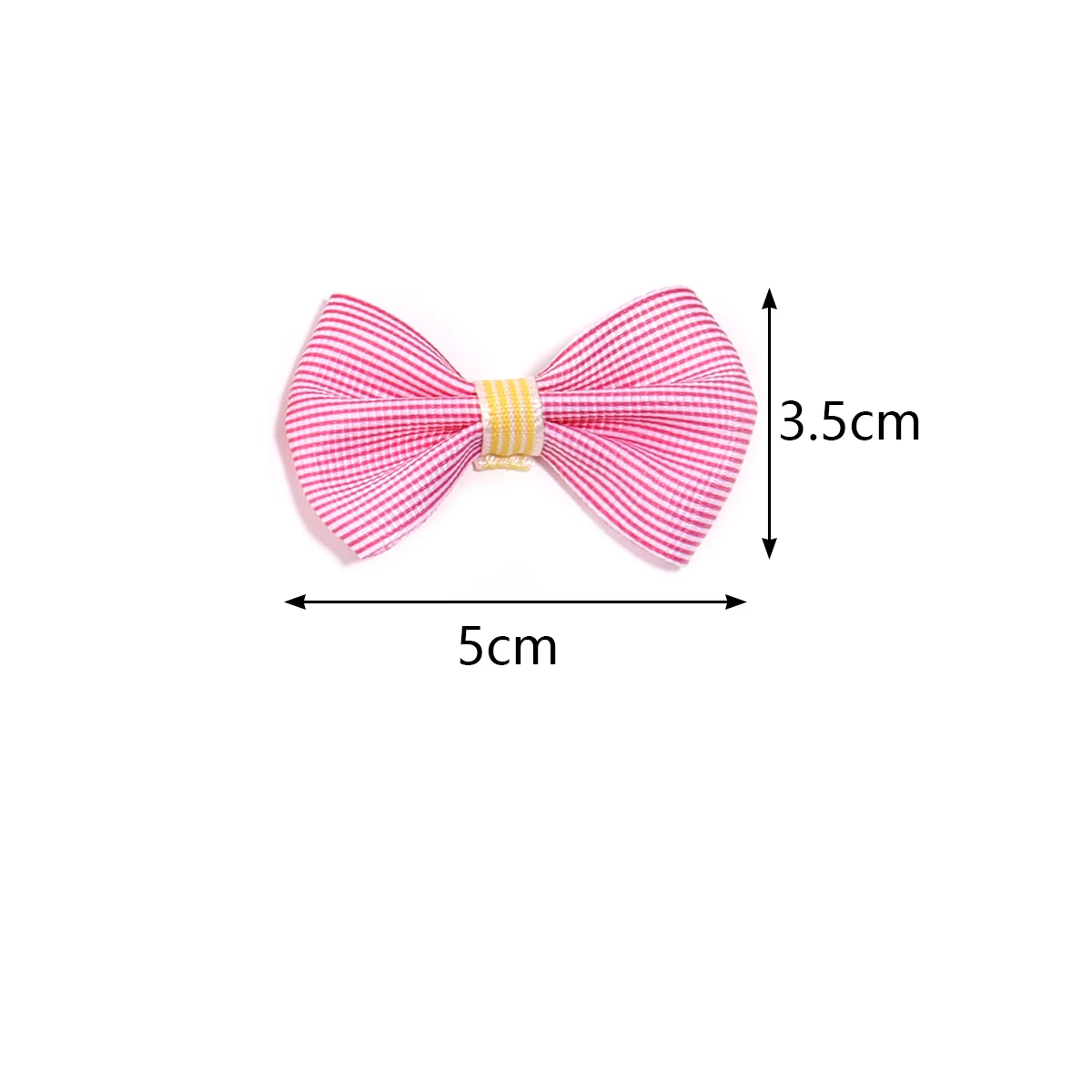 10pcs Polyester Cute Ribbon Bowknot Ribbed Striped Bow for Girls ...