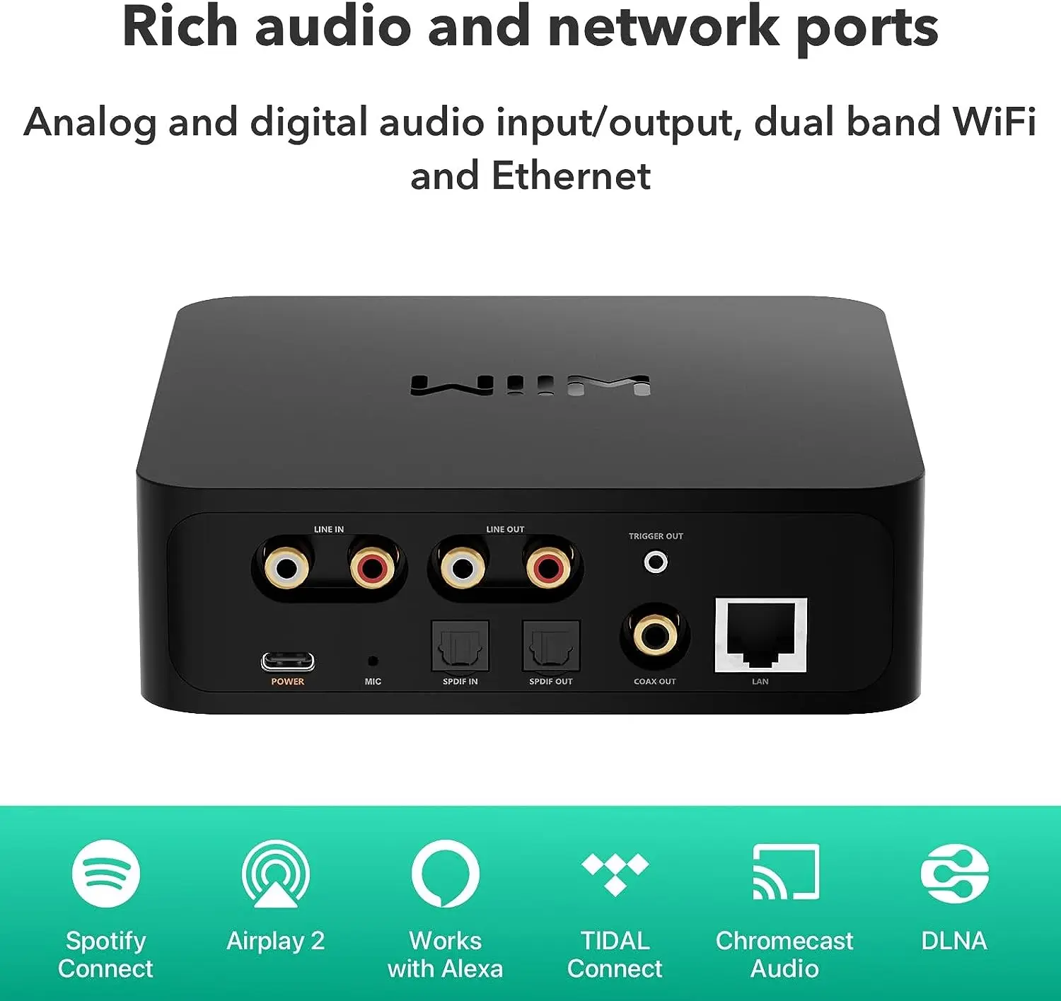 WiiM-Pro-Plus-AirPlay2-Receiver-Bluetooth-WiFi-Multi-Room-Streamer ...