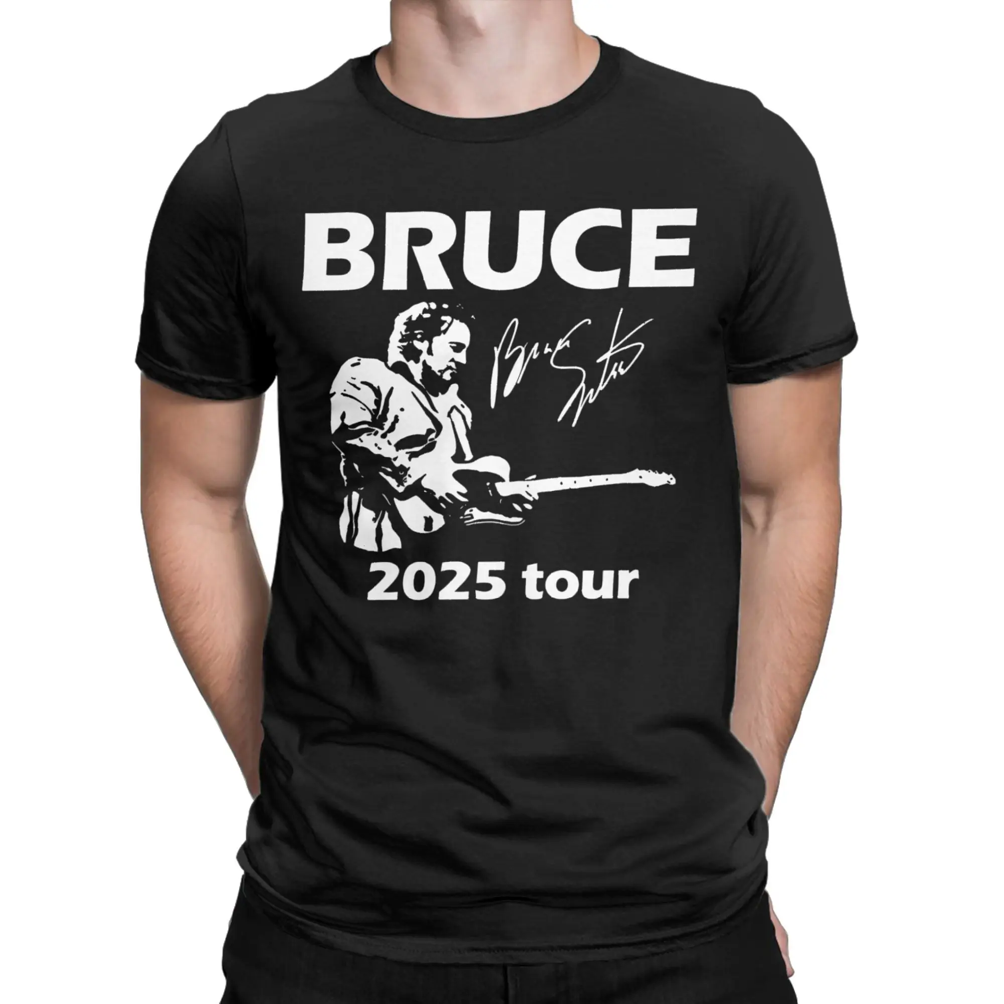 Men Women Bruce Springsteen Singer 2025 Tour T Shirt Pure Cotton ...