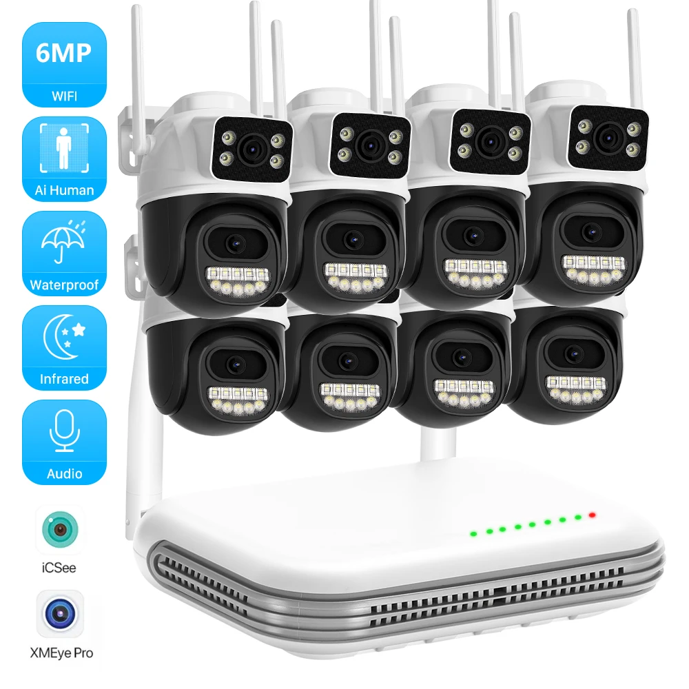 PTZ-IP-Camera-6MP-HD-Dual-Lens-8CH-Wifi-NVR-Kit-Home-Security-Camera ...