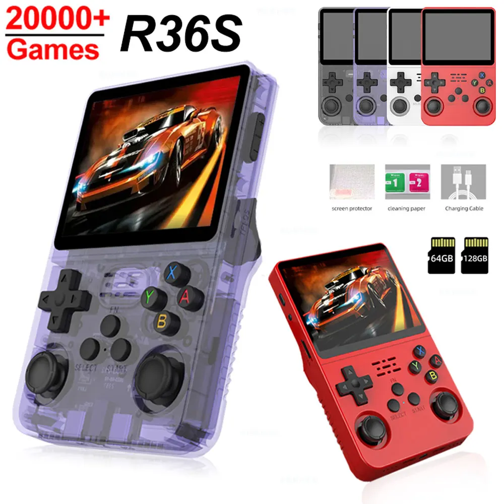 Open-Source-R36S-128G-Retro-Handheld-Game-Console-Classic-Games-Linux ...