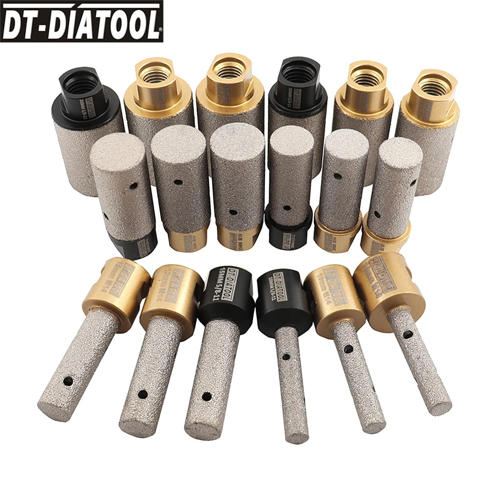 Dt-diatool 1pc Diamond Finger Bits 5/8-11 Or M14 Thread Milling Bits ...
