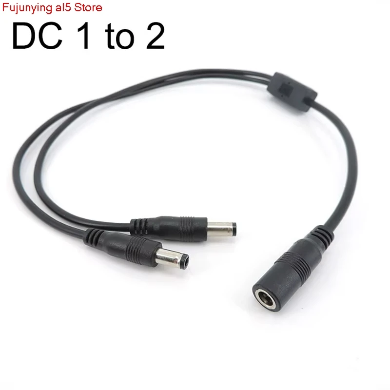 DC 1 Female To 2/3/4 12V 5A Way Male Monitoring Power Line Supply ...
