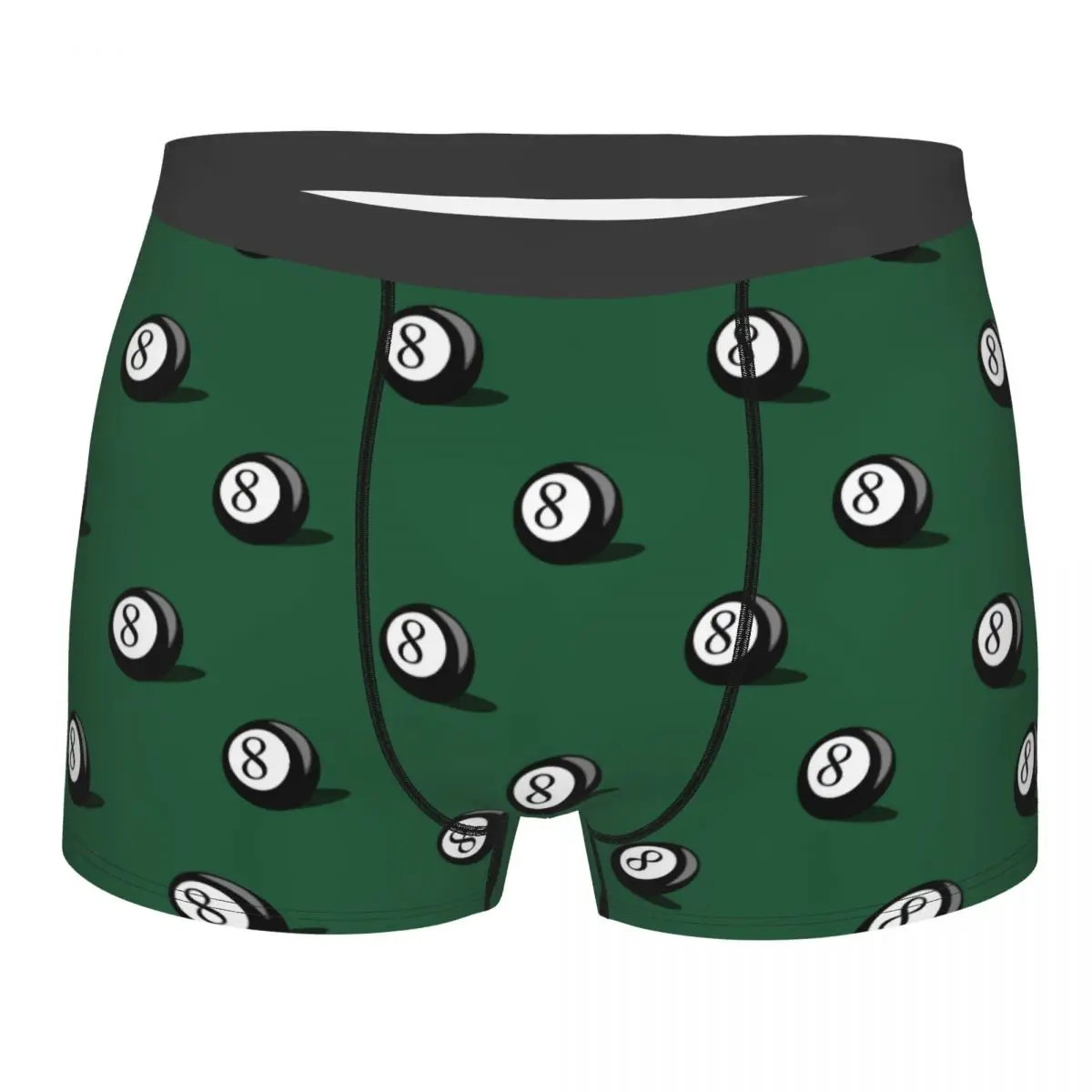 Black-Billiard-Ball-Number-Eight-8-Men-s-Underwear-Pool-Balls-Boxer ...