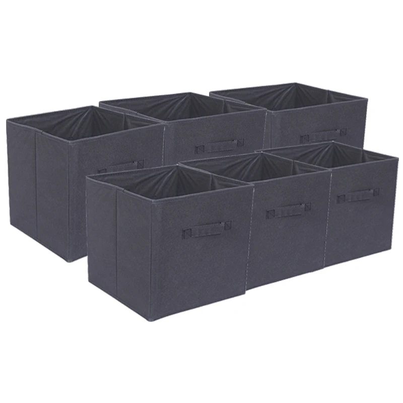 Non-woven-Storage-Box-without-Cover-Square-Fabric-Wardrobe-Organizer ...