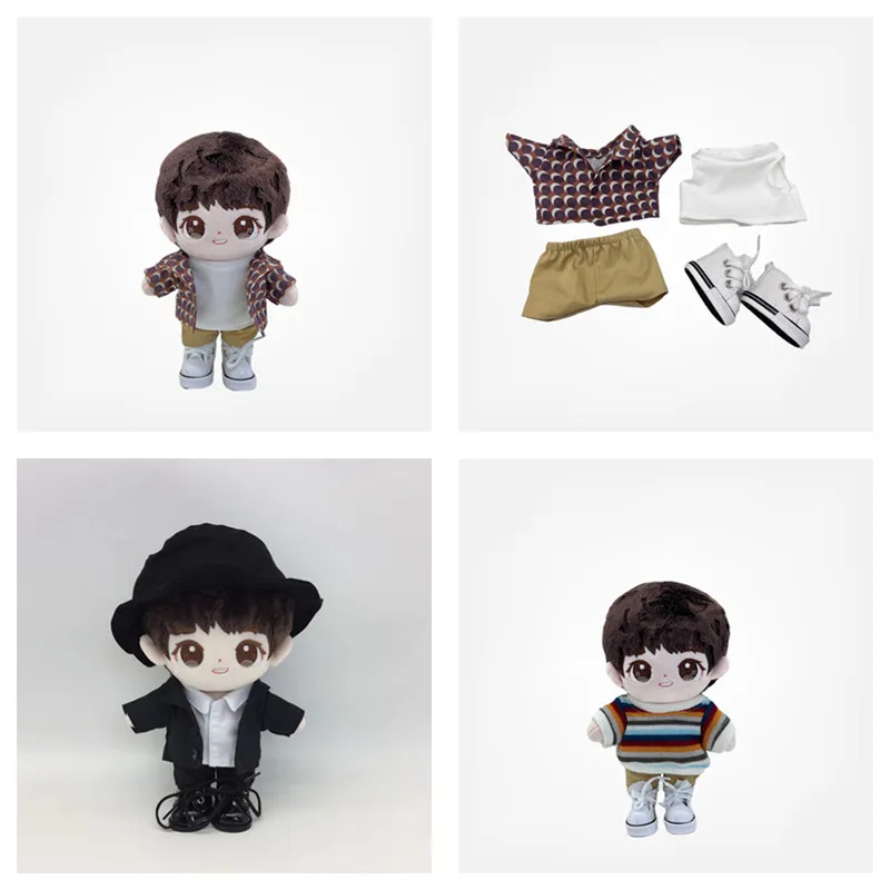 Fashion-Red-Shirt-Clothes-Set-For-20CM-Cartoon-Plush-Doll-The-Same-as ...