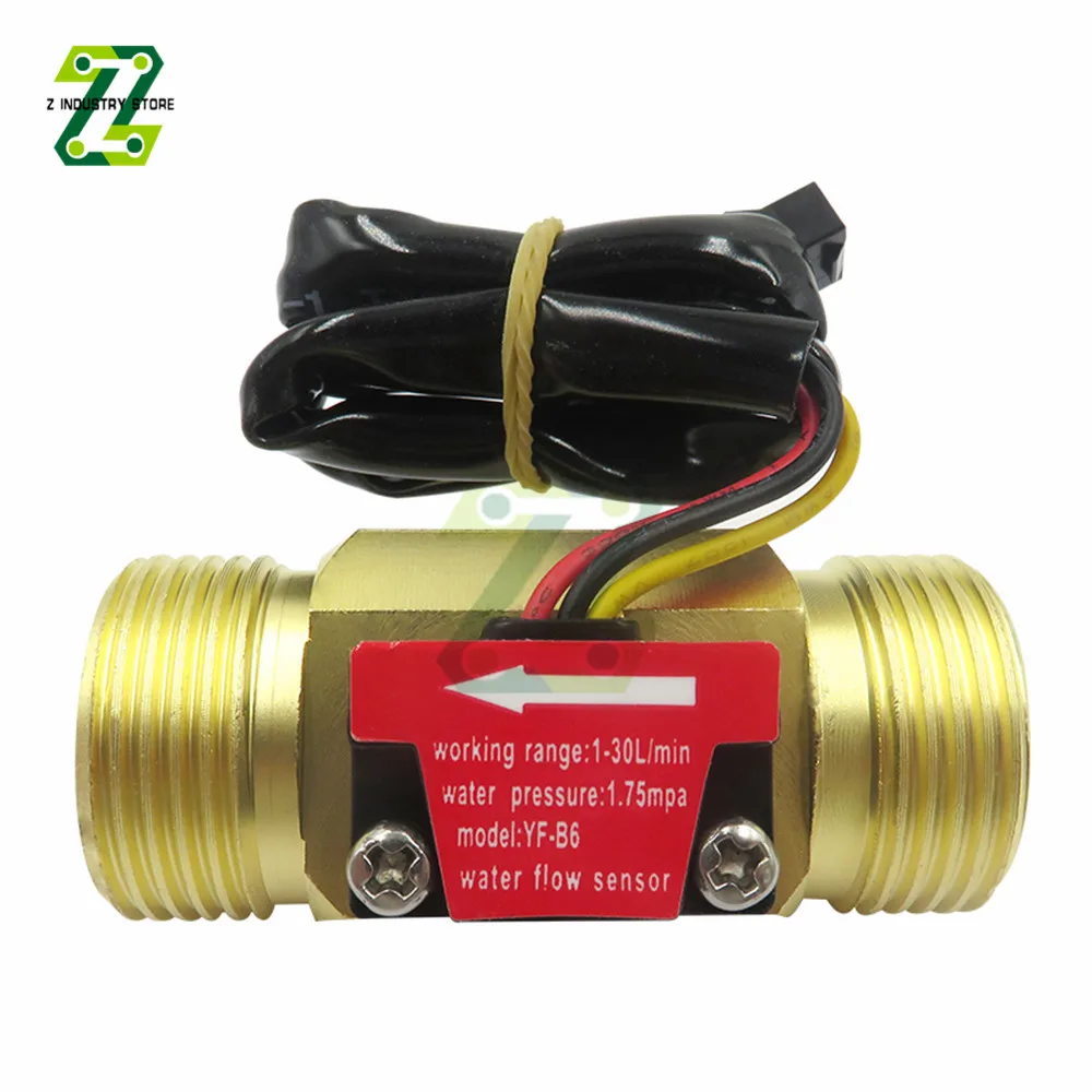 YF-B6-Flow-Sensor-Water-Flow-Sensor-Switch-Water-Sensor-Copper-Flow ...