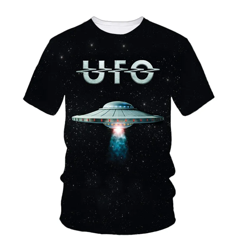 New-Personality-Ufo-Alien-3d-Printed-Summer-Men-s-Short-Sleeve-Street ...