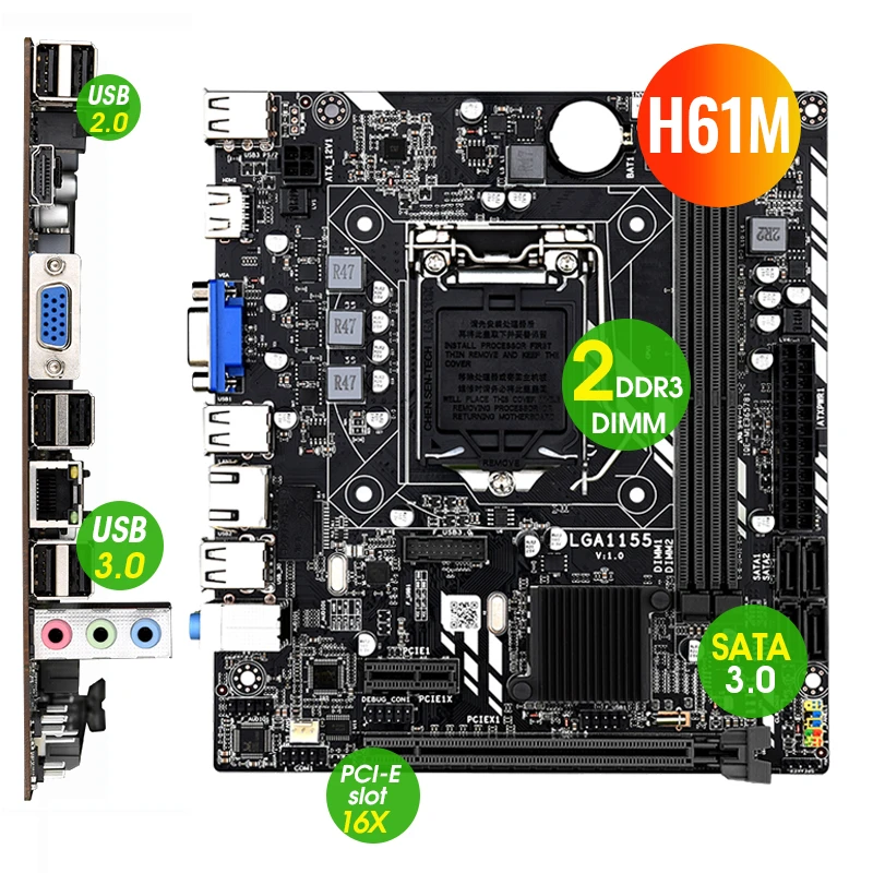LGA 1155 Motherboard Set With GTX960 4GB GPU I5-3570 CPU And DDR3 2*8GB ...