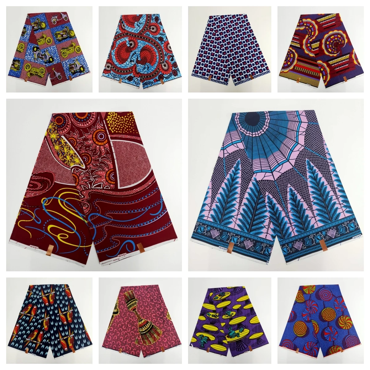 Africa-Ankara-Printing-Wax-Patchwork-Fabric-100-Cotton-Real-Cloth ...