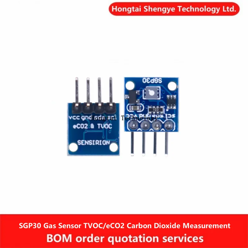 SGP30 Gas Sensor TVOC/eCO2 Air Quality Formaldehyde Carbon Dioxide ...