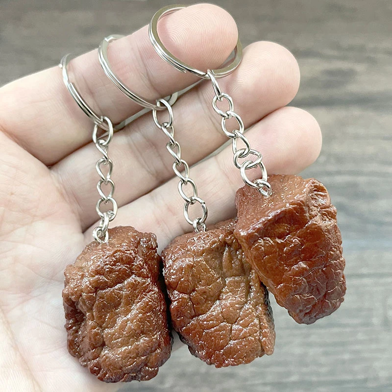Simulation-Beef-Block-Beef-Keychain-Imitation-Food-PVC-Beef-Cubes ...